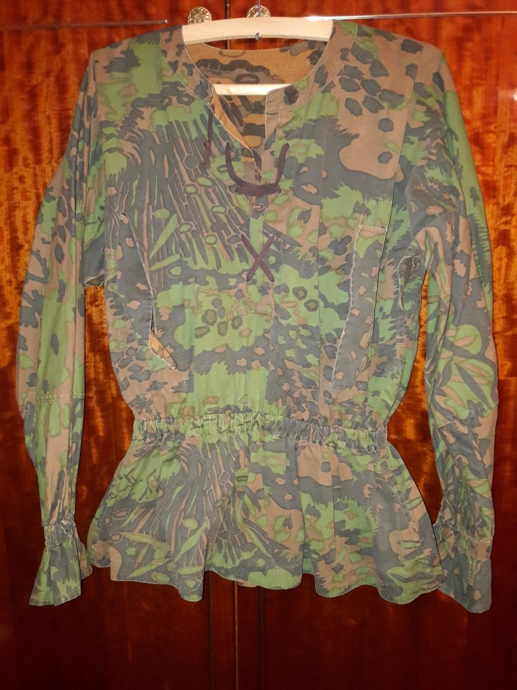 TINUTA CAMUFLAJ+HUSA CASCA PALMENMUSTER M40 GERMANIA NAZISTA,WAFFEN SS ...