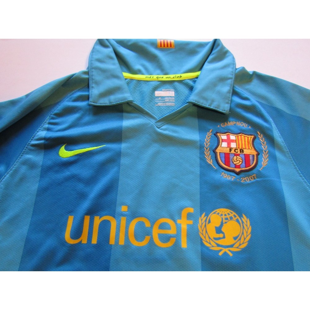 Tricou NIKE fotbal - FC BARCELONA (oficial-marime copil 10/12 ani ...