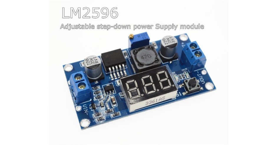 sursa dc-dc step down lm2596 intrare 3 - 40 V iesire 1.5V - 38V cu ...