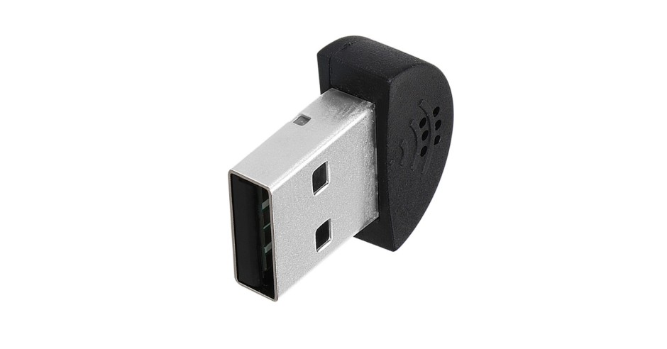 Microfon mini pe USB pt calculator, laptop, skype, videochat etc ...