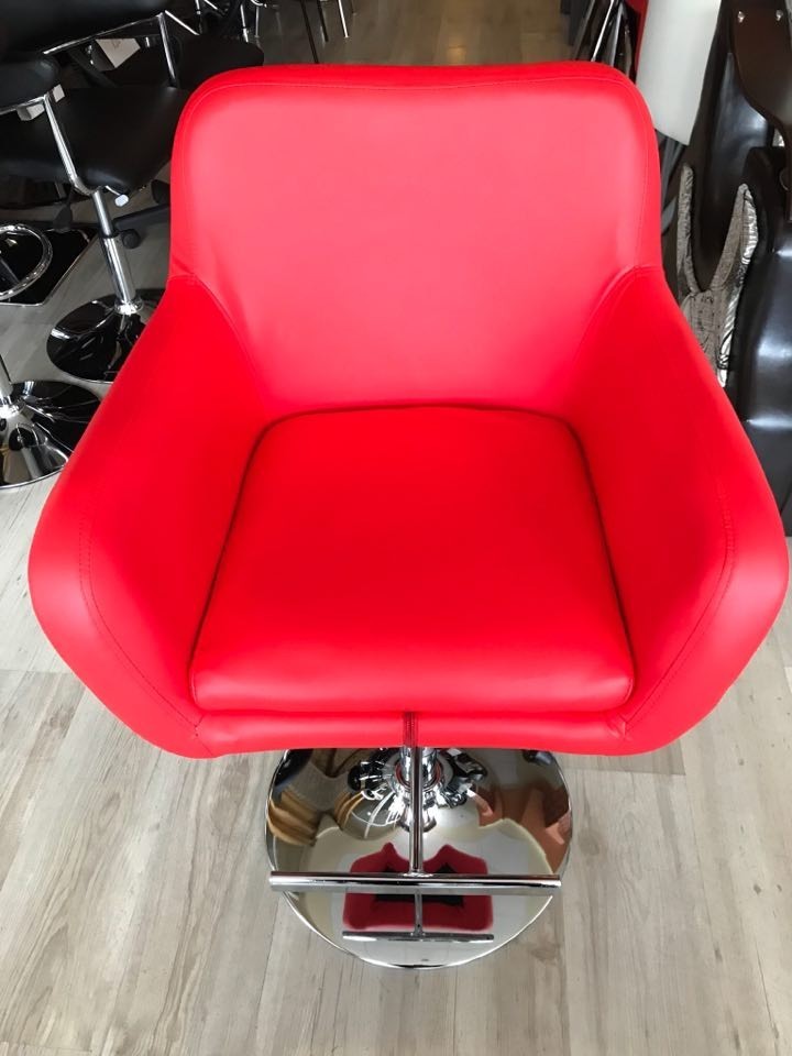 Scaune coafor rosii HC8117 | arhiva Okazii.ro