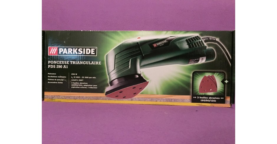 Slefuitor delta cu vibratii + set 30 benzi abrazive (Parkside-Lidl ...