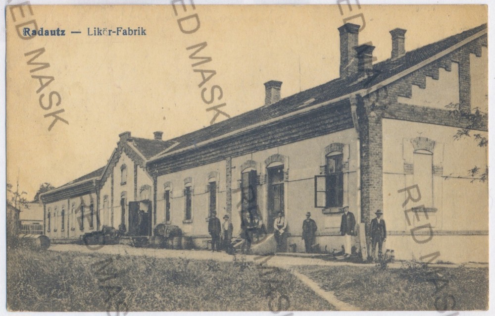 2700 - Bukowina, Suceava, RADAUTZ, Liqueur factory - old postcard ...