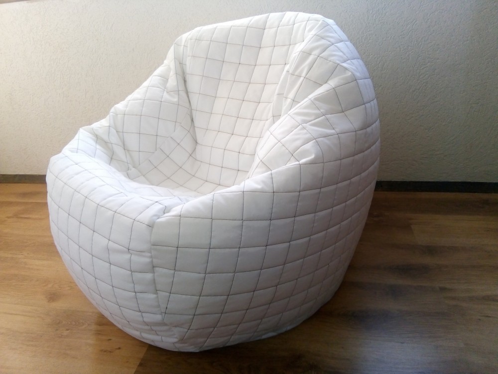 Puf alb, fotoliu cu husa detasabila, fotolii cu huse din material ...