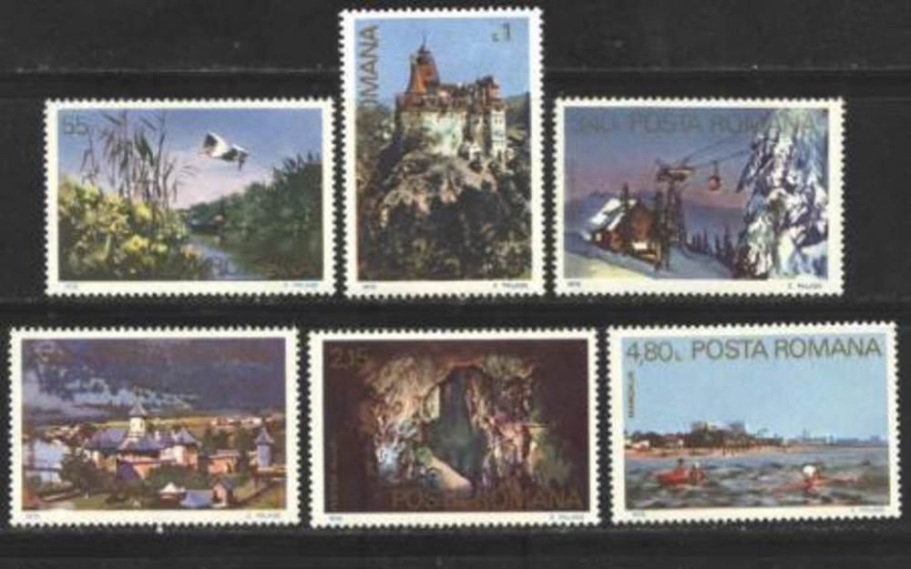 Romania 1978 - OBIECTIVE TURISTICE, serie nestampilata, B22 | arhiva ...