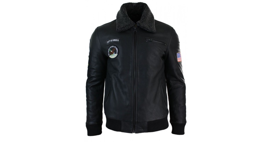 Geaca Piele 100% Aviator Pilot US Air Force,import SUA, 10 zile ...