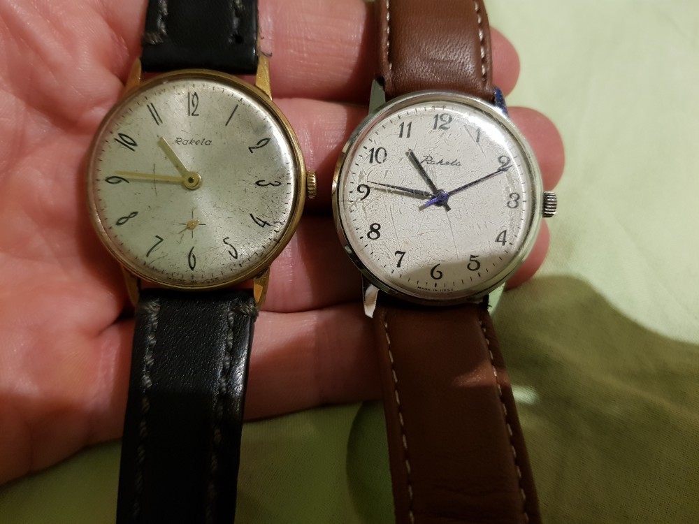 Raketa-doua ceasuri mecanice | arhiva Okazii.ro