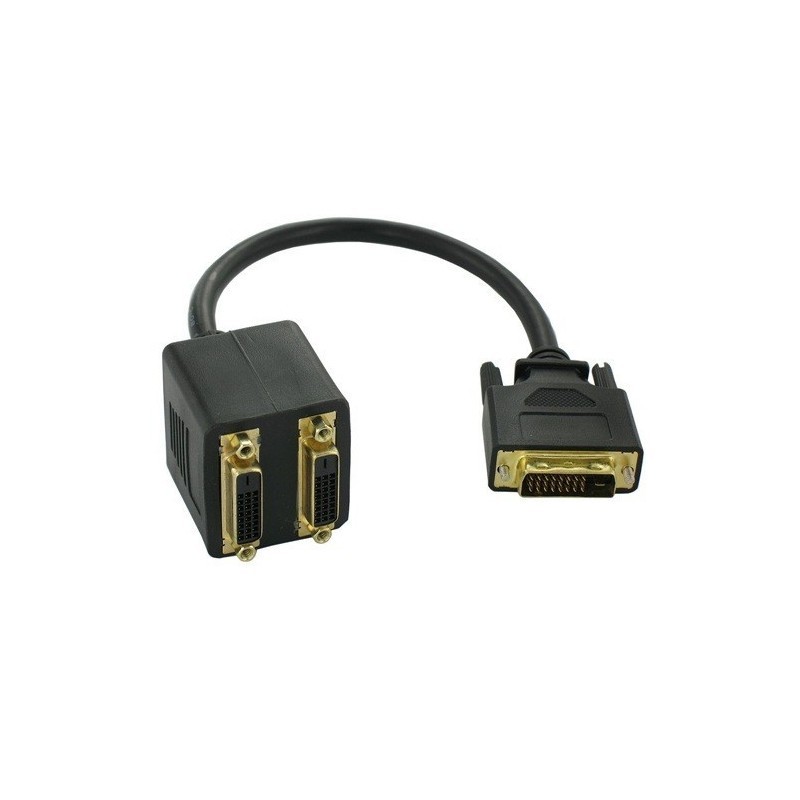 DVI Splitter - Y-Splitter DVI-D Male To Female | arhiva Okazii.ro