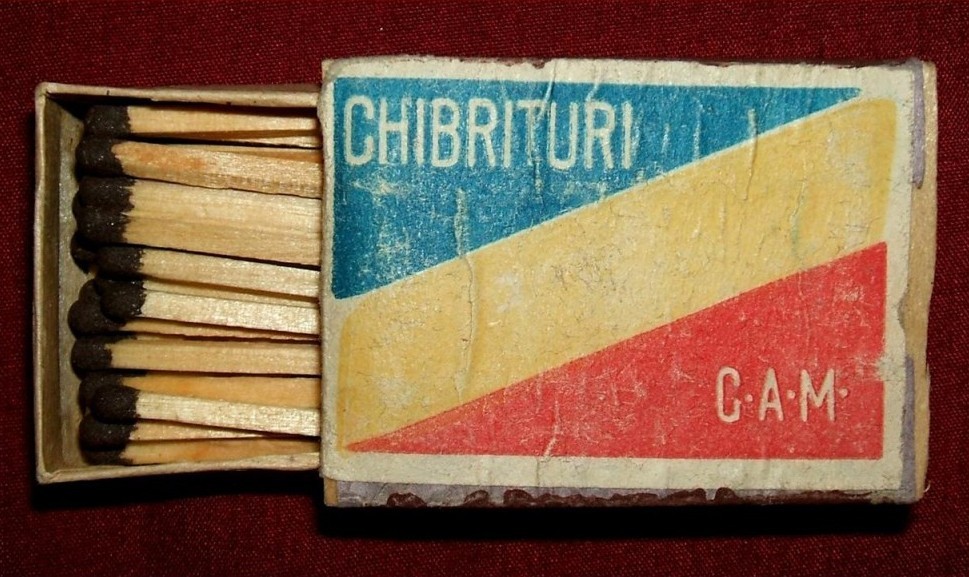1947 Chibrituri C.A.M. - cutie de chibrituri romanesti din lemn ...