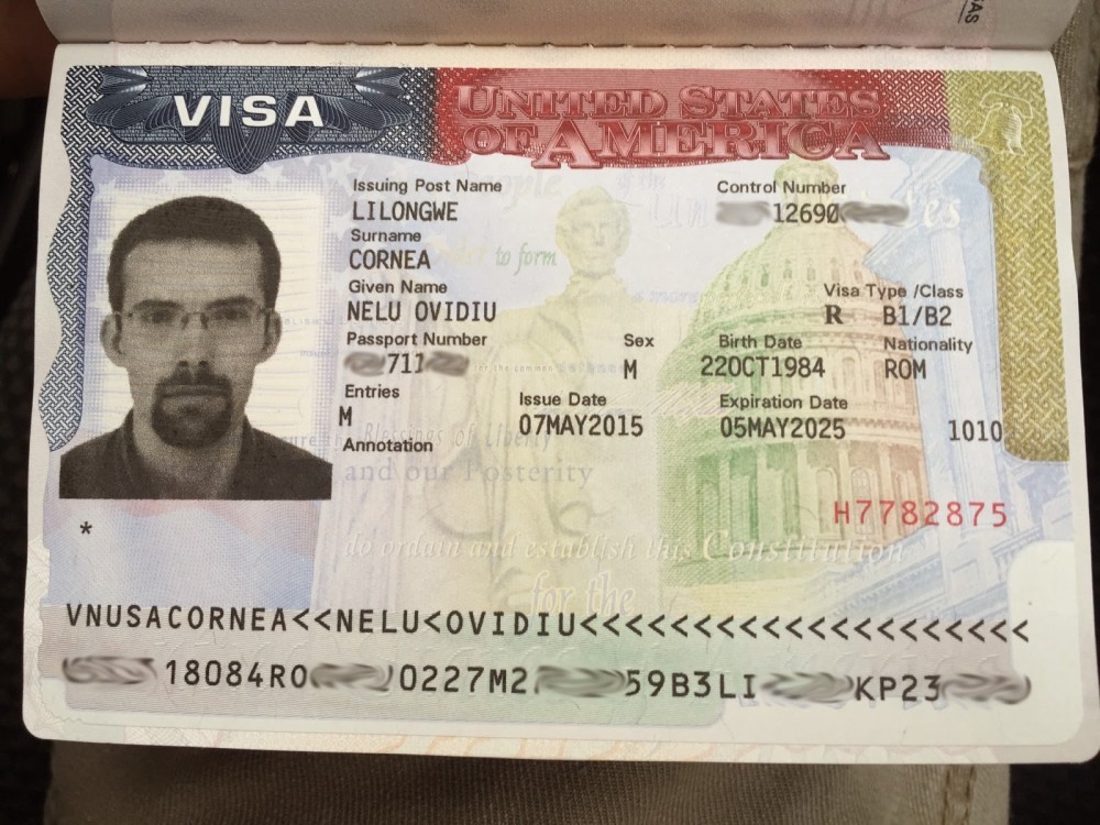 Viza SUA Viza America pe 10 ani B1/B2 Turism Asistenta Suport | arhiva ...