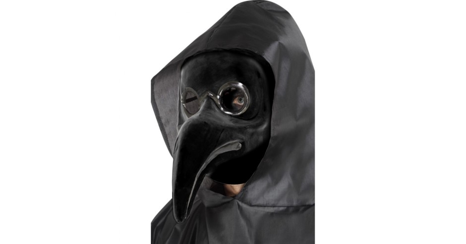 Masca Doctor Ciuma Negru - Carnaval24 | arhiva Okazii.ro