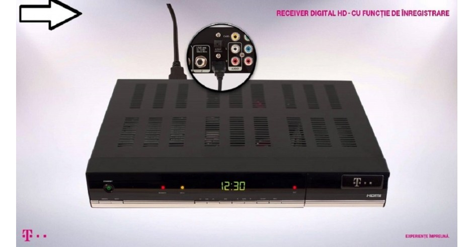 Receptor satelit Telekom Dolce Romtelecom cu functie de inregistrare ...