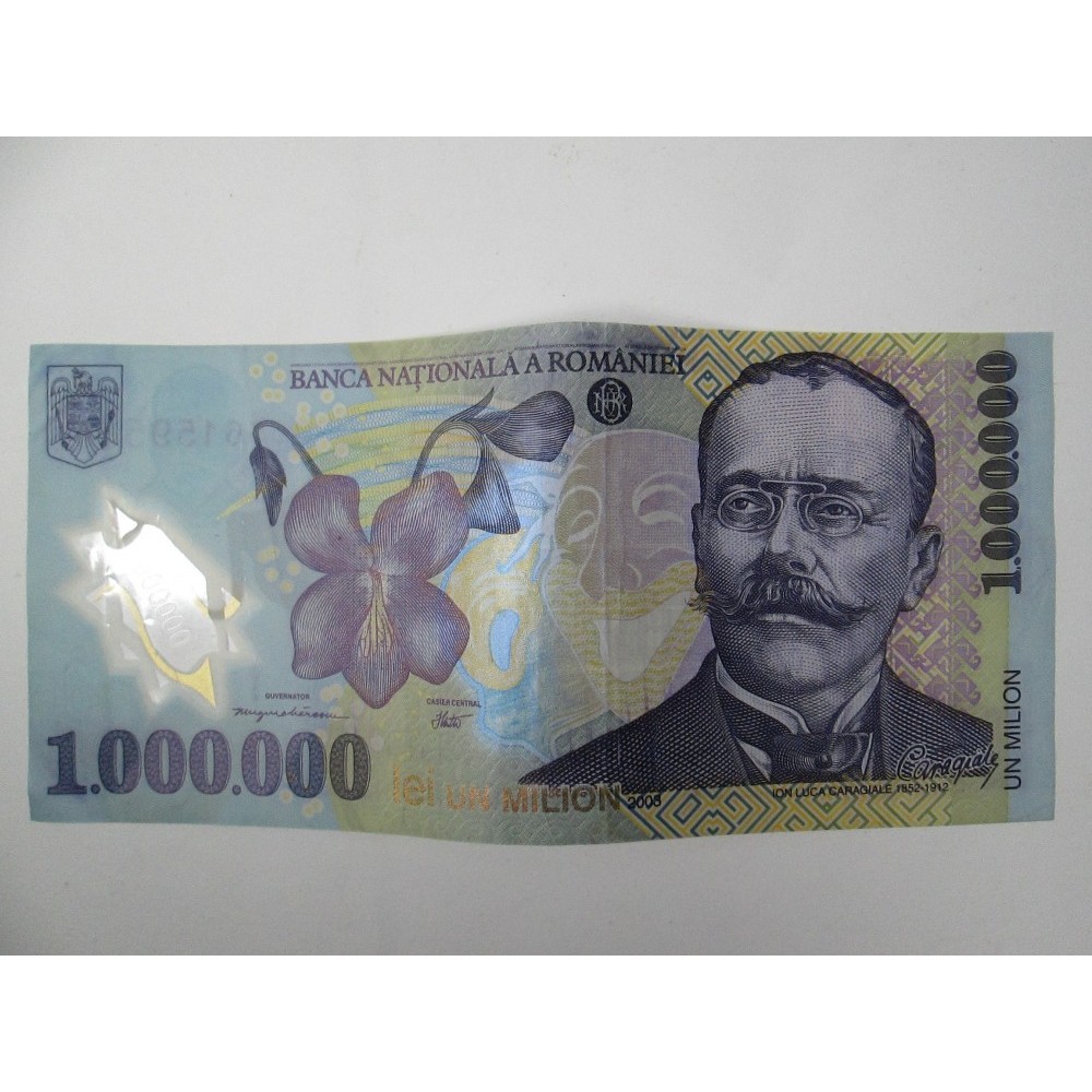 1000000 lei 2003 Romania, bancnota milion polimer | arhiva Okazii.ro