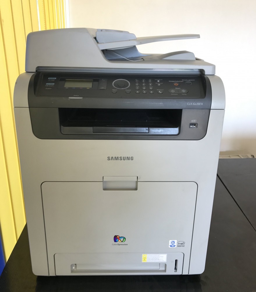 Imprimanta multifunctionala laser color Samsung CLX-6220FX / cartuse ...