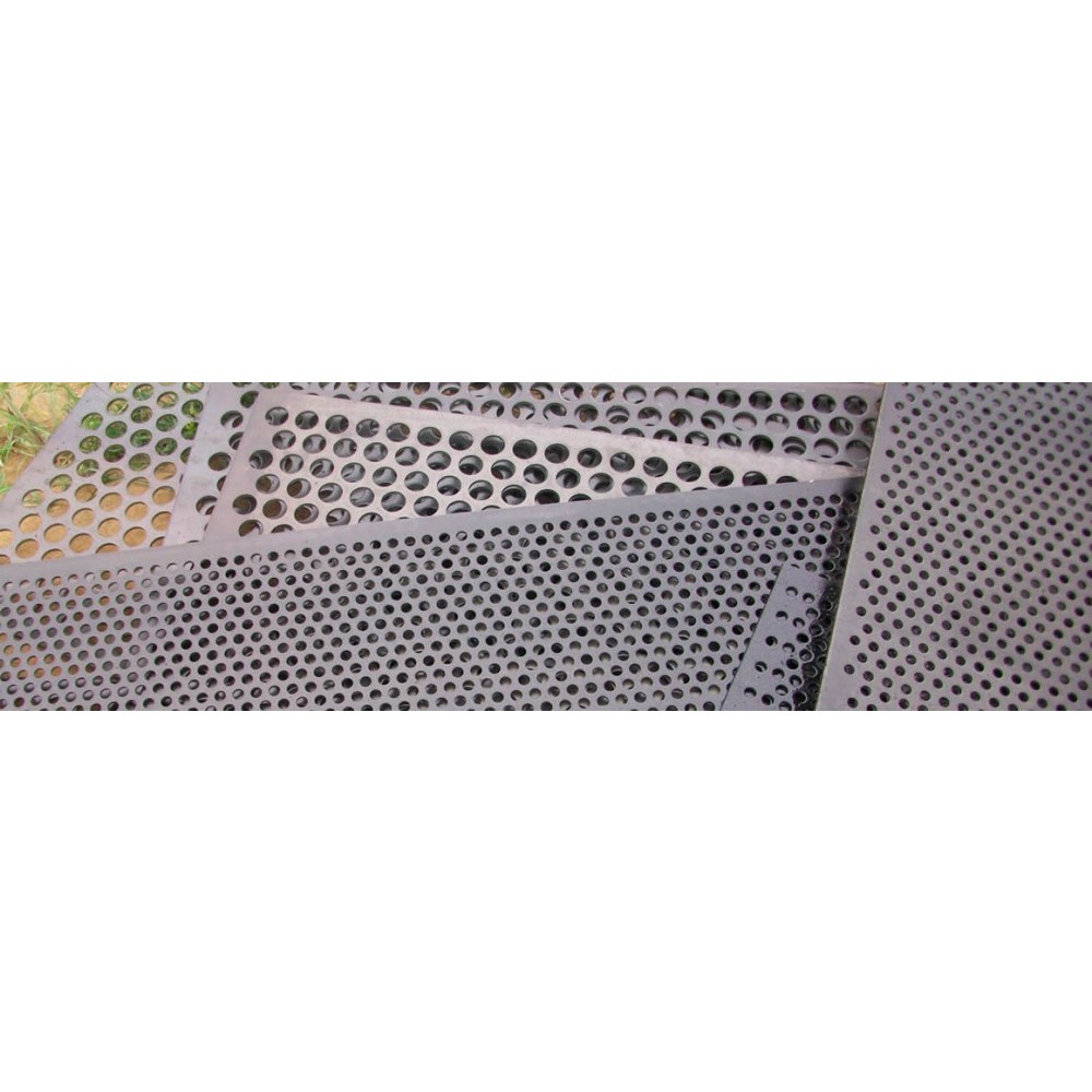 Tabla perforata otel 1x1000x2000mm / sita otel cu perforatii rotunde R10T15 | arhiva Okazii.ro