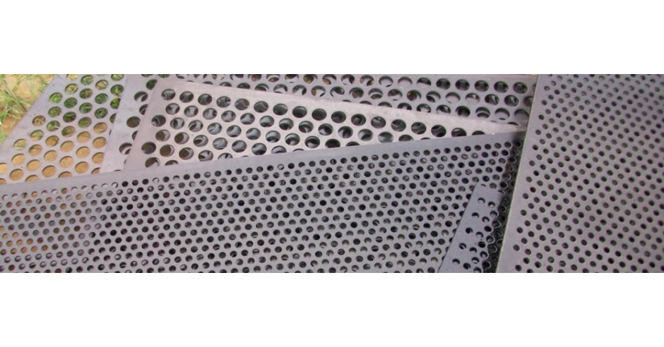 Tabla perforata otel 3x1000x2000mm / sita de otel cu prforatii rotunde R10T15 | arhiva Okazii.ro