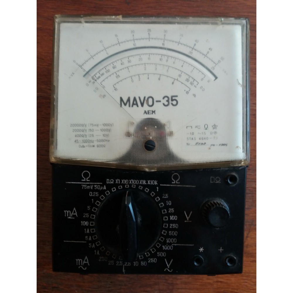 Aparat de masura vintage romanesc MAVO 35 AEM / CJP | arhiva Okazii.ro