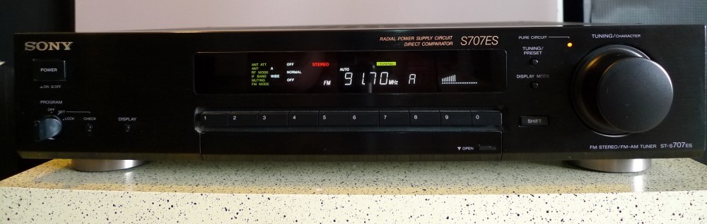 Sony ST-S707ES High-End tuner, cap de serie, poze reale | arhiva Okazii.ro