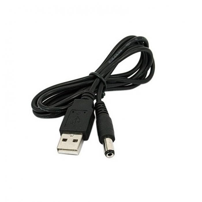 Cablu alimentare USB la jack 5.5mm | arhiva Okazii.ro