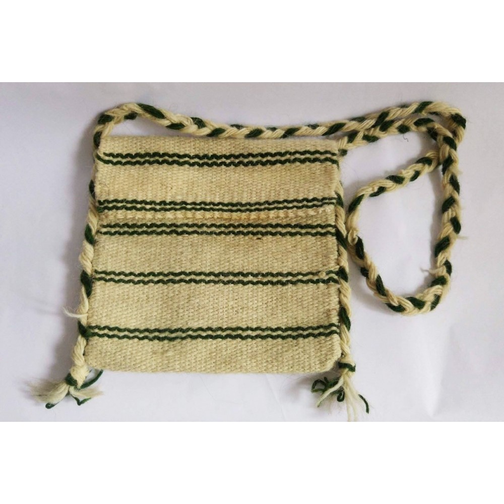 Straita traista traditionala din lana, 24x23 cm, etno, accesoriu costum ...