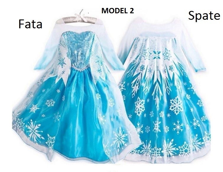 Rochita Elsa Model 2, Rochie Frozen , de petrecere, 4, 6 ani | arhiva ...