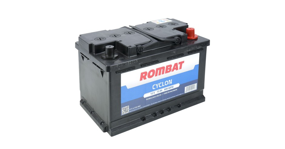 Aproape nou: Baterie auto Rombat Cyclon 72Ah 600A 12V | arhiva Okazii.ro