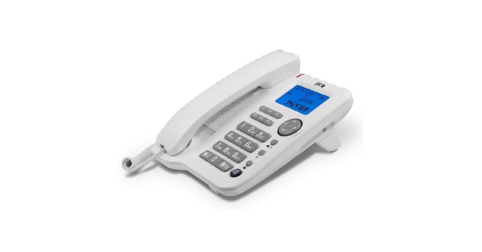 Telefon Fix SPC 3608B LCD Alb | arhiva Okazii.ro