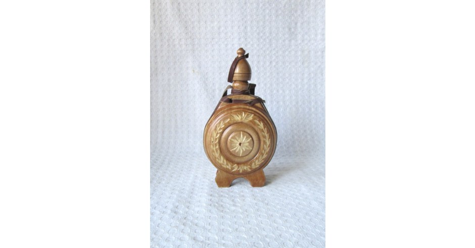 Plosca decorativa din lemn, plosca traditionala deosebita - decor sau ...