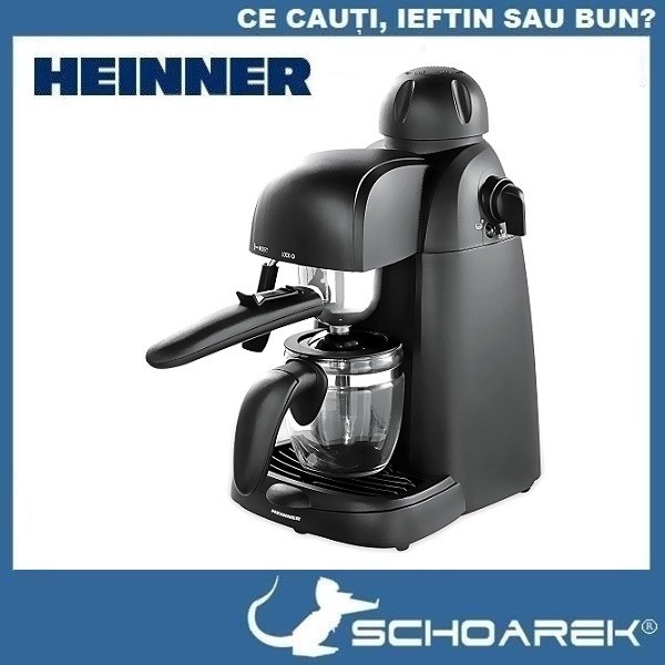 Espressor de cafea Heinner, 240 ml, 3.5 bar, Negru. RESIGILAT |piese de ...