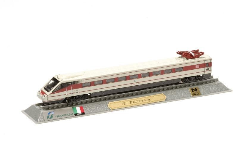 Macheta locomotiva FS ETR 480 'Pendolino' scara 1:160 | arhiva Okazii.ro