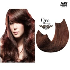 Vopsea de par aramiu roscat inchis Oro Therapy fara amoniac 6.46 ...