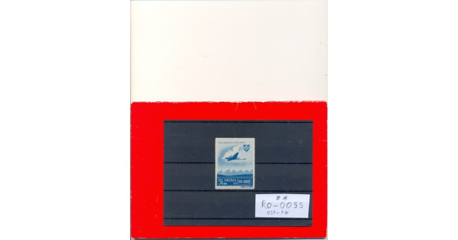 RO-0055=ROMANIA 1945=LP 176-OSP-Posta aeriana-Timbru nestampilat MNH ...