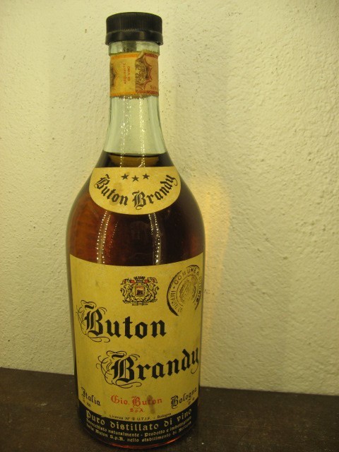 RARE brandy vecchia romagna, BUTON BRANDY, CL 75 GR 40 ANI 1950/56 ...