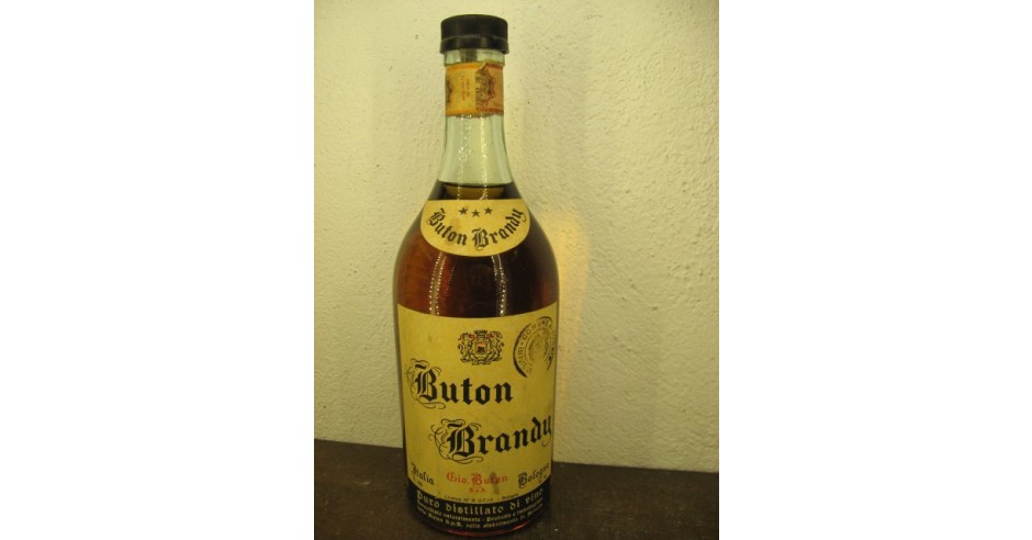 RARE brandy vecchia romagna, BUTON BRANDY, CL 75 GR 40 ANI 1950/56 ...