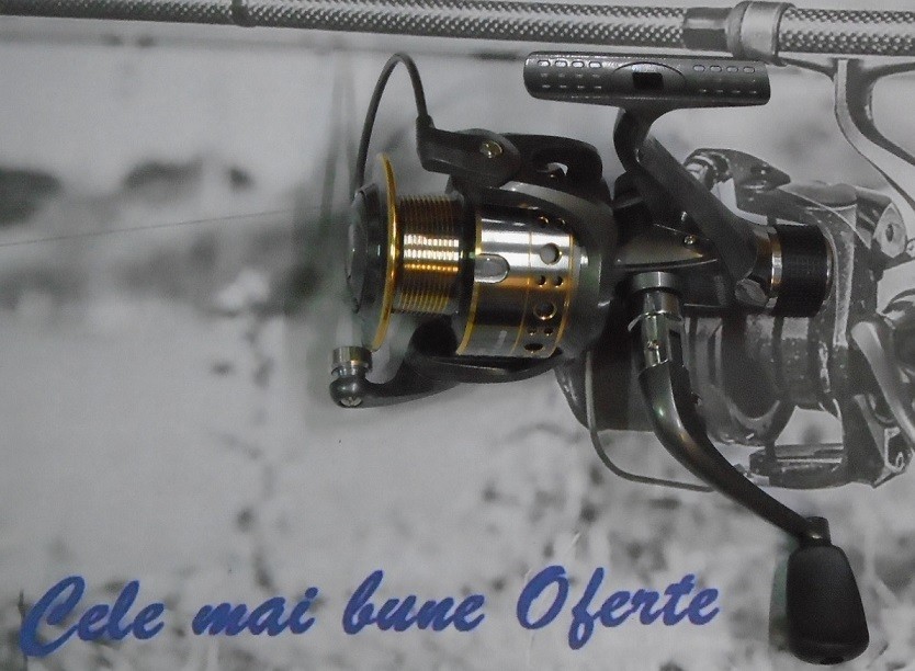 Mulineta Crap, Diamant Alb, EHR 6000A, cu 5 rulmenti si tambur din ...