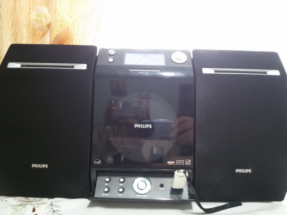 MICRO SISTEM HIFI AUDIO PHILIPS MCM-277/12 CU CD DEFECT:RADIO,AUX,USB ...