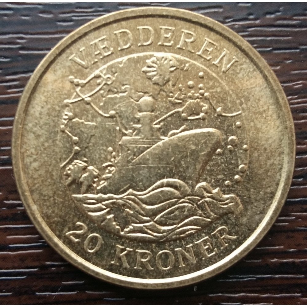 (M1934) MONEDA DANEMARCA - 20 KRONER 2007, COMEMORATIVA - VAEDDEREN ...