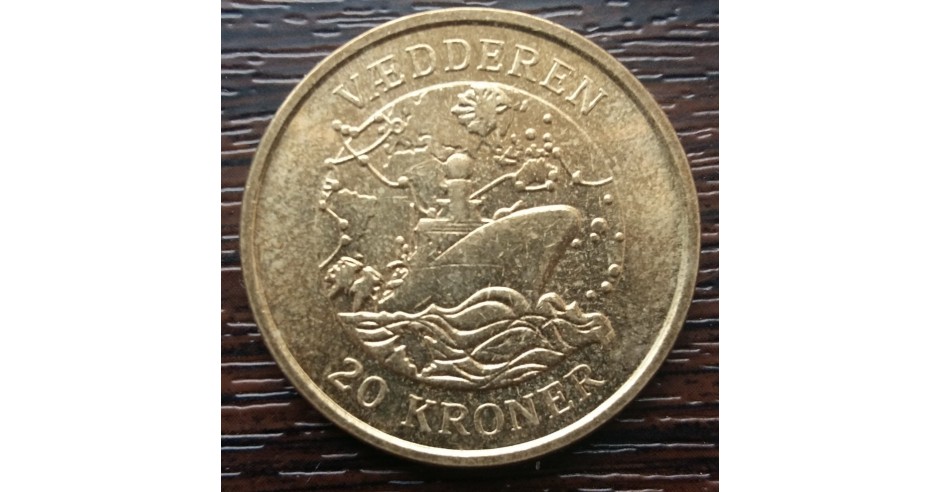 (M1934) MONEDA DANEMARCA - 20 KRONER 2007, COMEMORATIVA - VAEDDEREN ...