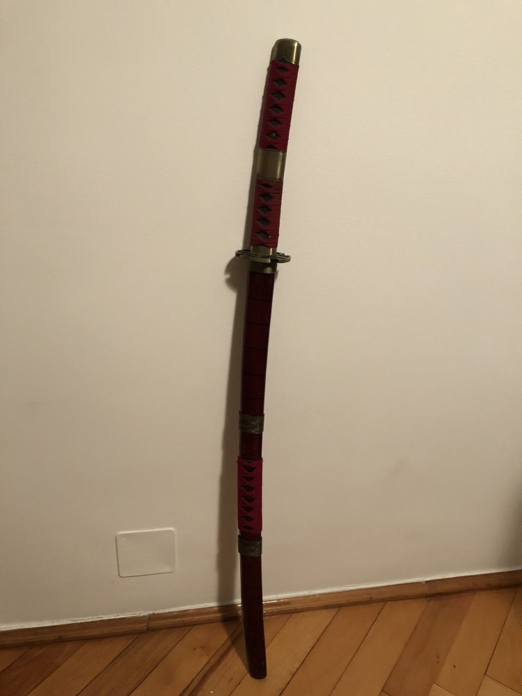 Sabie de samurai,veche,cu teaca,lama din otel,pentru panoplie | arhiva ...