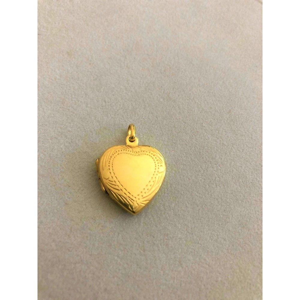 INIMA ARGINT PLACAT CU AUR - MEDALION PENTRU POZA | arhiva Okazii.ro