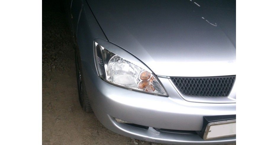 Pleoape Faruri Mitsubishi Lancer Tuning Auto Exterior Fibra de Vopsit ...