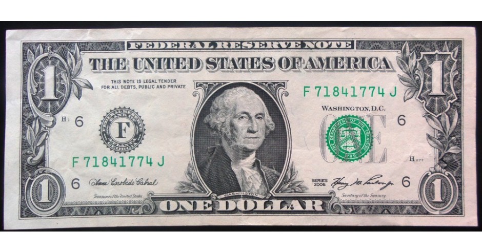 Bancnota 1 Dolar (Dollar) - SUA, anul 2006 *Cod 204 XF | arhiva Okazii.ro