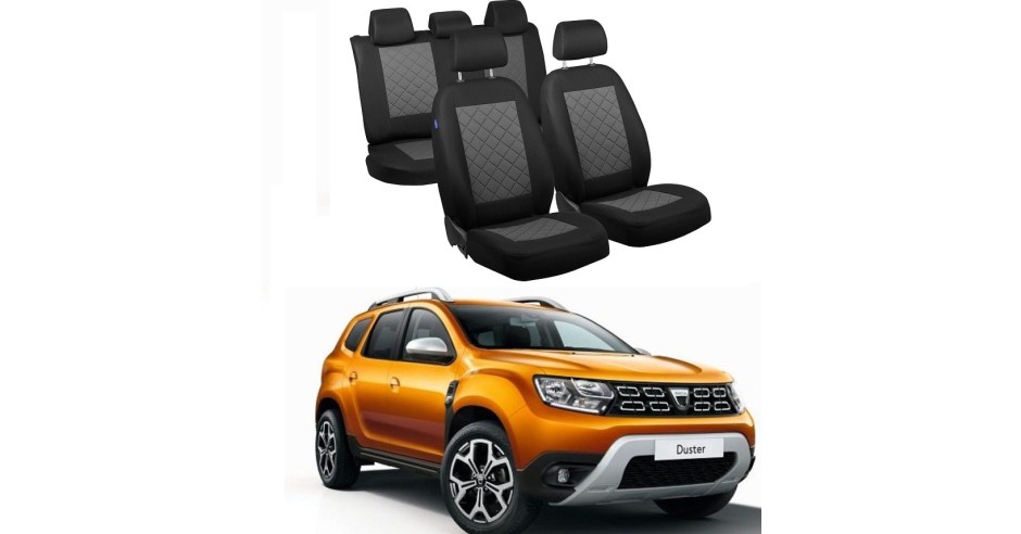 Huse Scaune Dedicate Dacia Duster 2018 Premium Bancheta Fractionata ...