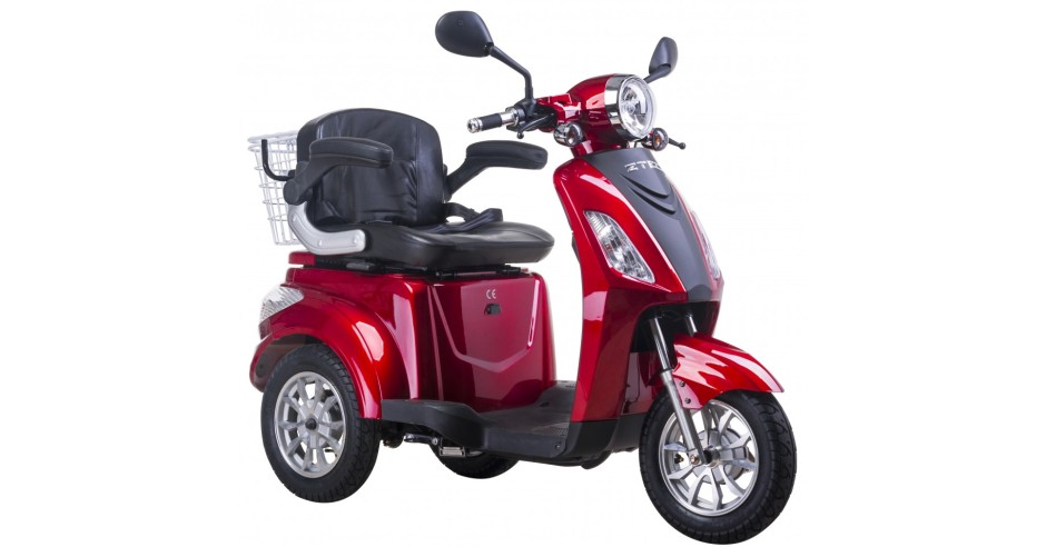 Tricicleta electrica trei roti Trilux B 48V 20Ah Autonomie 60Km RosuPB ...