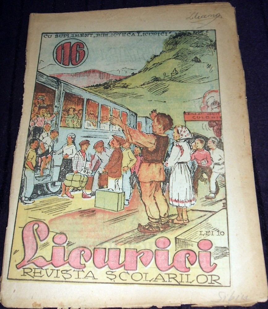 1949 LICURICI Nr. 116, revista pentru copii, propaganda epoca ...