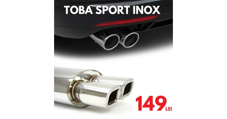 Toba SPORT din INOX cu tipsuri patrate (SPA-412) | arhiva Okazii.ro