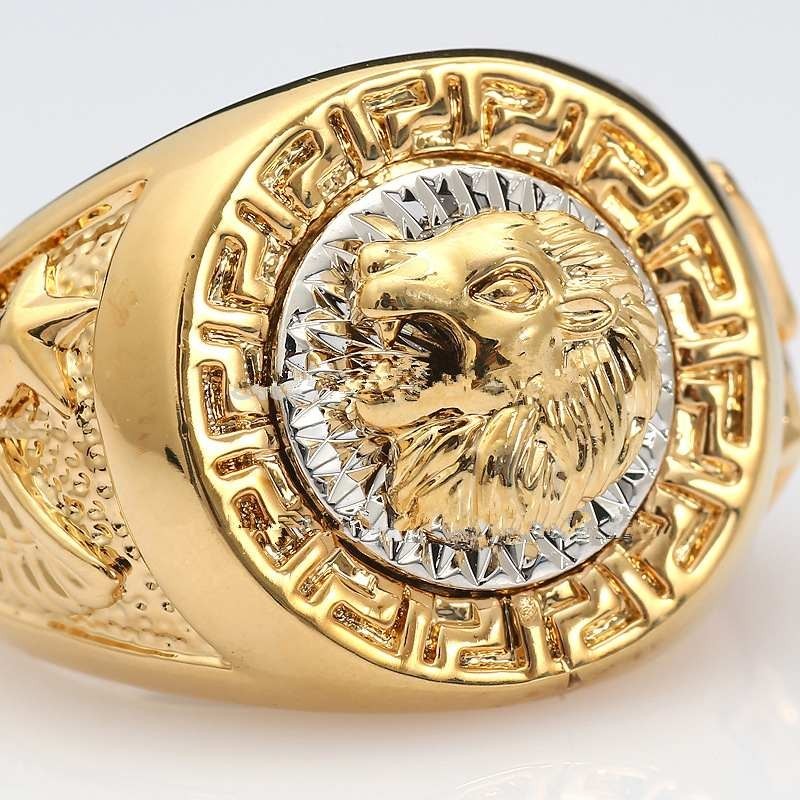 Inel Versace cap de Leu -18KT | arhiva Okazii.ro