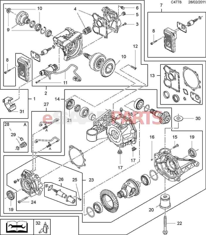 Kit reparatie diferential 4x4 Haldex Opel Insignia | arhiva Okazii.ro