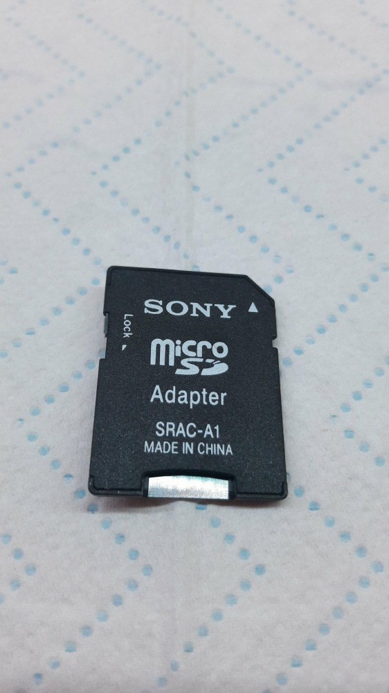 Adaptor card original SONY micro SD - > SD cu functie LOCK, nou ...