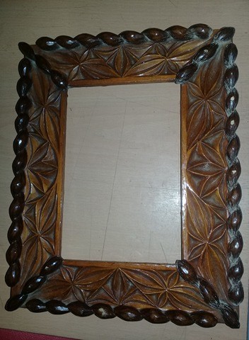RAMA VECHE pt.tablou pictat/pictura,rama antica sculptata lemn ...